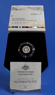 🔥2023 $2 'C' Mint mark Silver Proof Coin Vietnam War 50th Anniversary🌟 ...