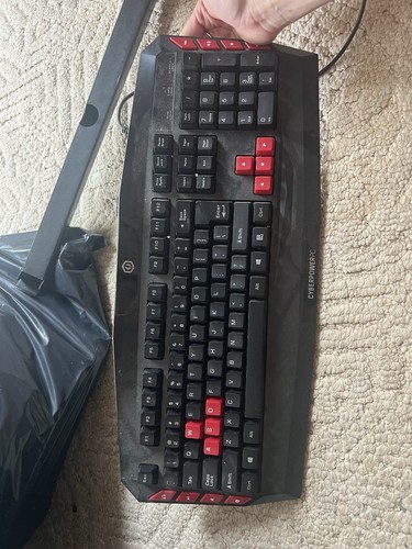 CyberPower PC Gaming Keyboard Multimedia Wired, Black, USB | eBay