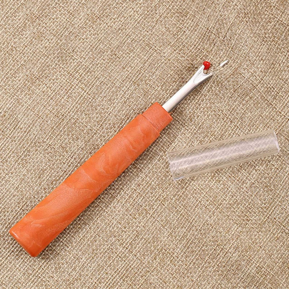 4* Durable 5.1 inch Seam Ripper Sharp Steel Tip Sewing Tool w/ Safety ...