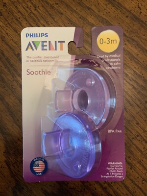 Philips Avent Soothie 0-3m Pink & Purple 2 Ct. Pacifier & Soother ...