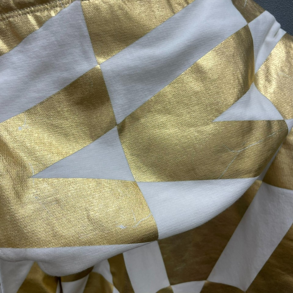 Valentino Metallic Gold & White Hooded Sweatshirt Size M RRP $1,441 ...