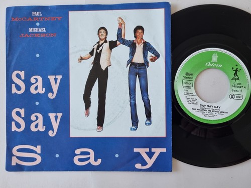 Paul McCartney & Michael Jackson - Say say say 7'' Vinyl Europe | eBay