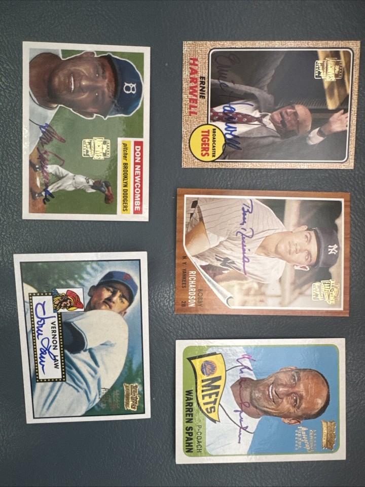 Lot Of 43 Topps Certified Autographs Fan Favorites, Archives & More | eBay