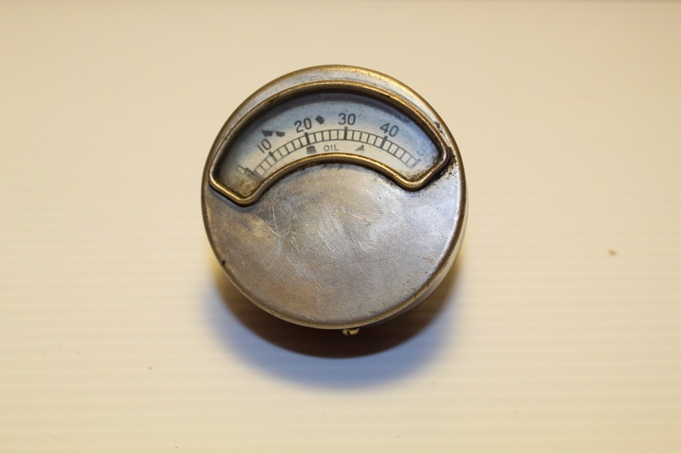 Vintage 1900's - 1920's Oil Pressure Gauge - Prewar Hot Rod / Rat Rod ...