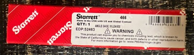 Starrett 466 Angle Gage, 1 - 45 Degree Range, 18 Leaves | eBay
