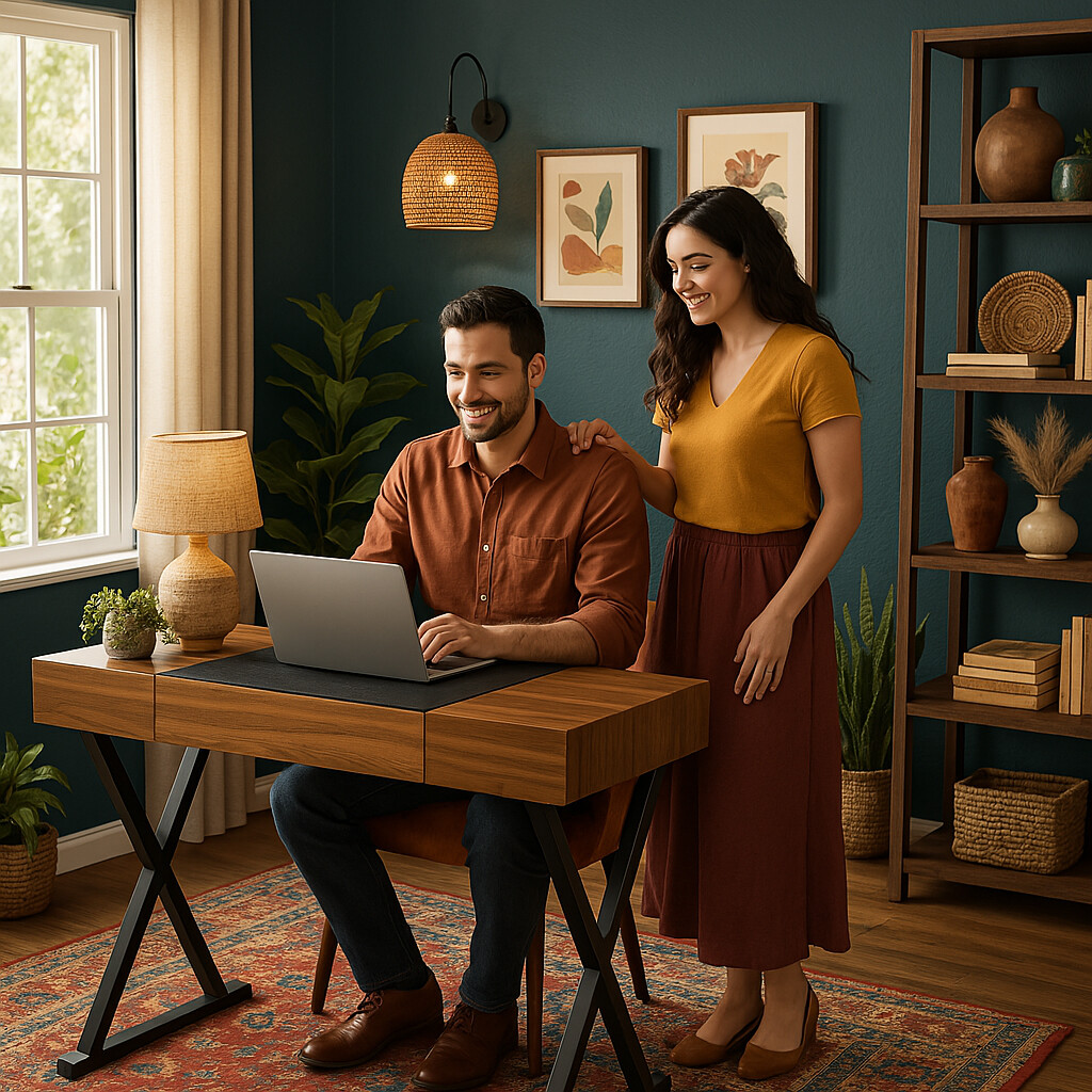 Centurion Supports ADONIS Walnut Matt Black Ergonomic Luxury Home ...