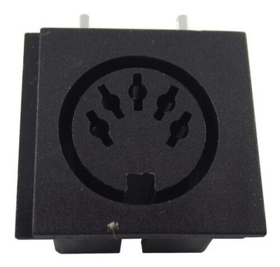 DIN-Steckdose, PCB, 5P 180 Grad, DIN Audio- / Videoanschlüsse ...