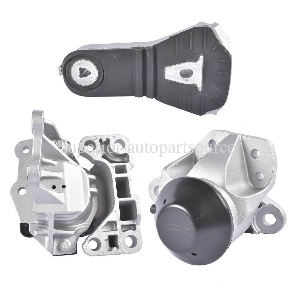 Set of 3 Engine Motor & Transmission Mounts for Ford Explorer 2016-2019 ...