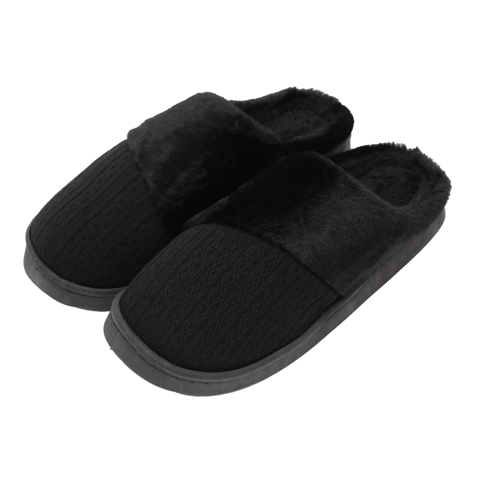 NEW LADIES WOMENS WINTER WARM FAUX FUR LINED BEDROOM HOUSE SLIPPERS ...