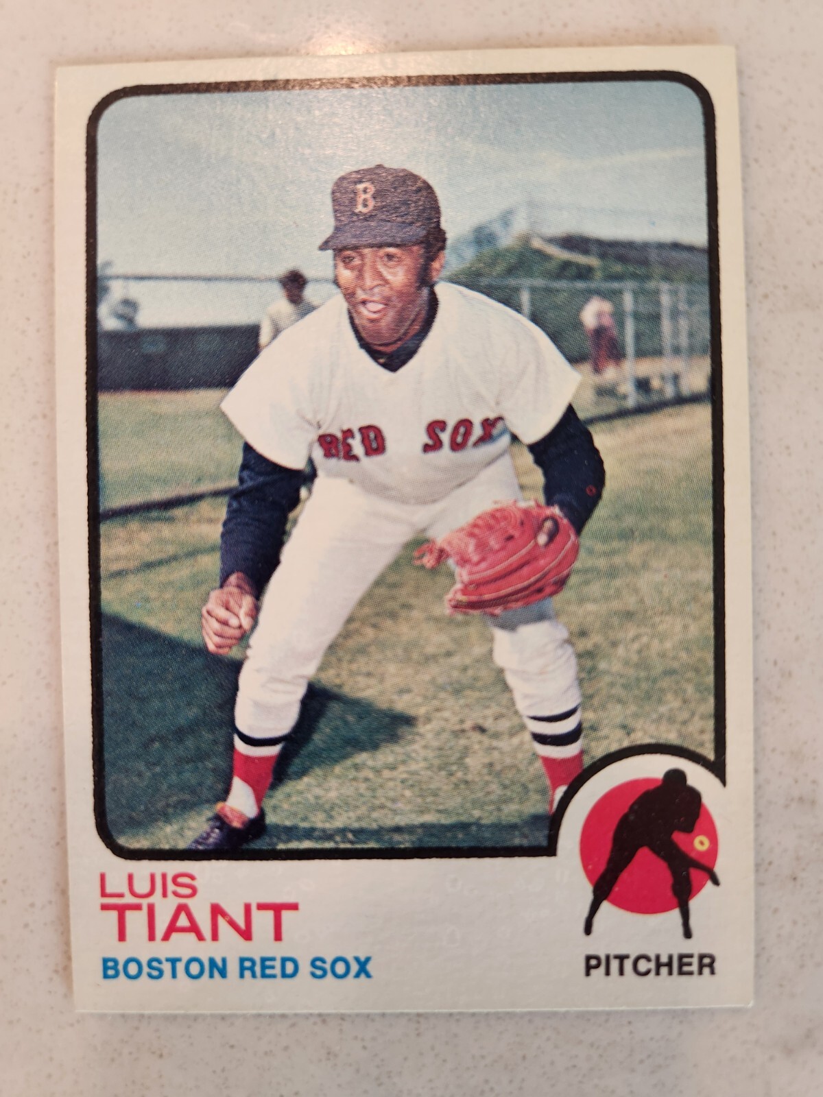 MLB Hall of Famer Luis Tiant (Boston Red Sox) Topps Baseball Card (1972 ...