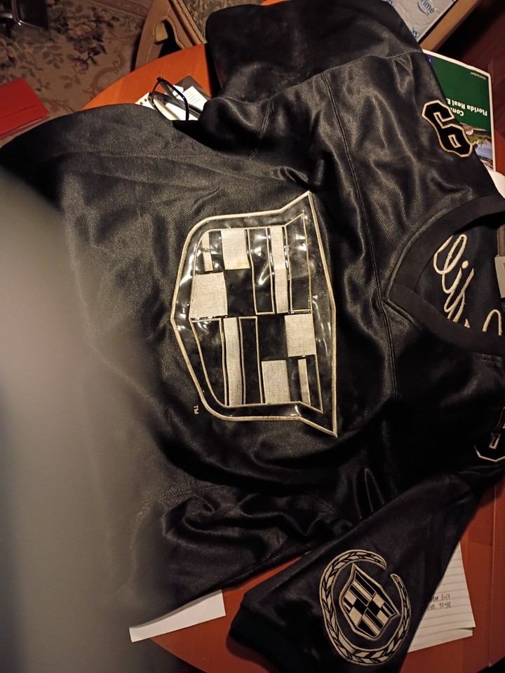 vintage y2k Cadillac football jersey hip hop men's size l large black ...