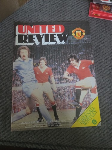 united review season 1979/1980 Manchester United V Liverpool | eBay UK