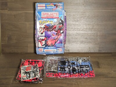 Sprukits Pokemon Figural Model Kit 43 PCS Yveltal XYZ Figure Open Box ...