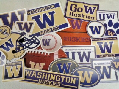 23 STYLES Washington Huskies Wall Decal University of UW Sticker Decor ...