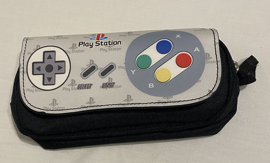 Controller PlayStation Clutch Wallet 7.75 x 3.75" (2 zip slots inside ...