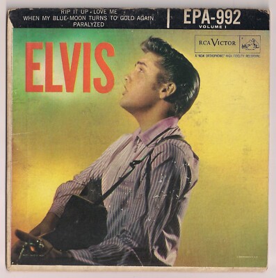 ELVIS PRESLEY - RIP IT UP - 1956 RCA 45 EPA-992 VOLUME 1 in Hard ...