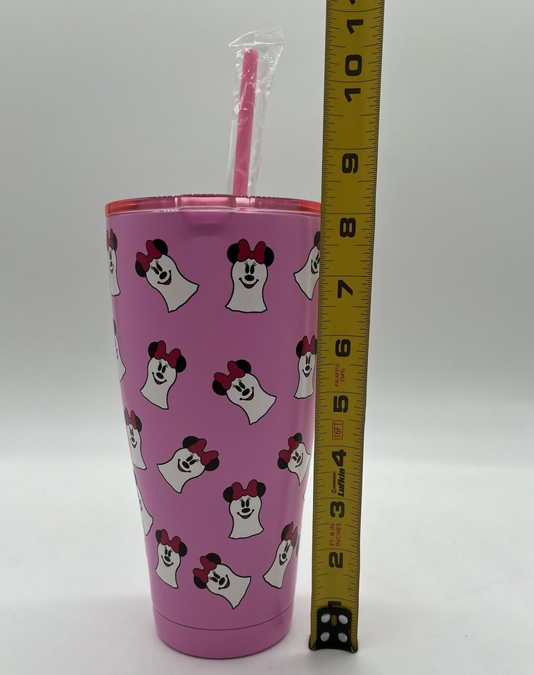 Minnie Mouse Pink Stainless Steel Disney Travel Cup NEW 32oz Disney ...