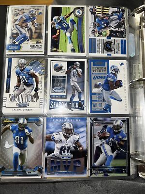 9 Card Lot Calvin Johnson Detroit Lions Will Combine Shipping AL35 | eBay