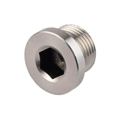 O2 Sensor Plug 02 SENSOR 18 X 1.5 MADE IN USA STAINLESS STEEL ONE PLUG ...