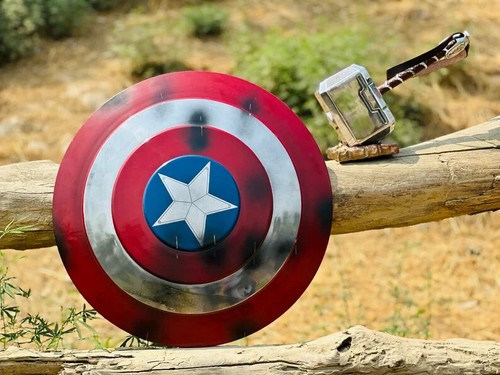 Captain America Damage Shield | Marvel Thor Hammer | Avenger End Game ...