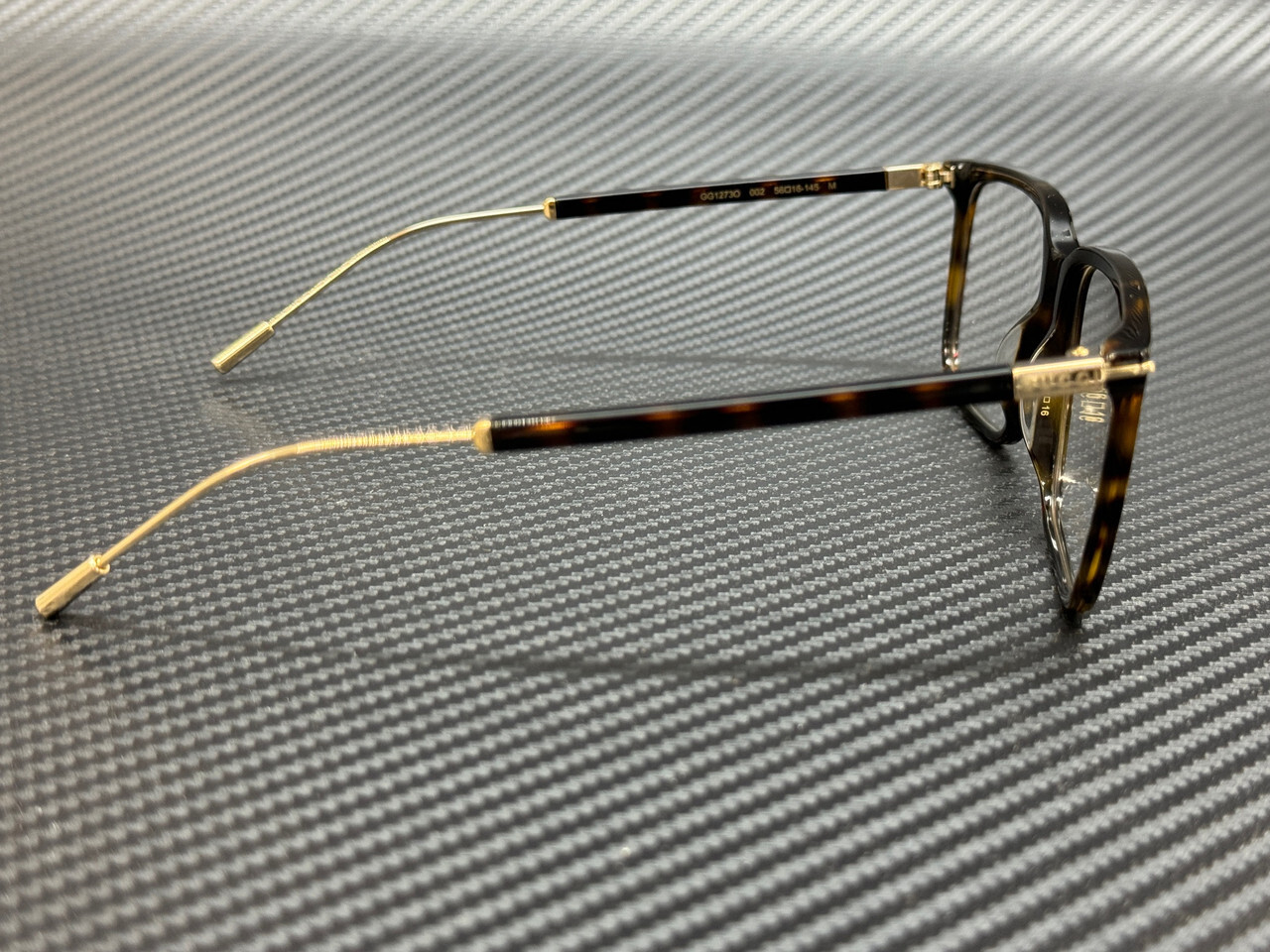 GUCCI GG1273O 002 Brown Havana Men's Medium 56 mm Eyeglasses | eBay