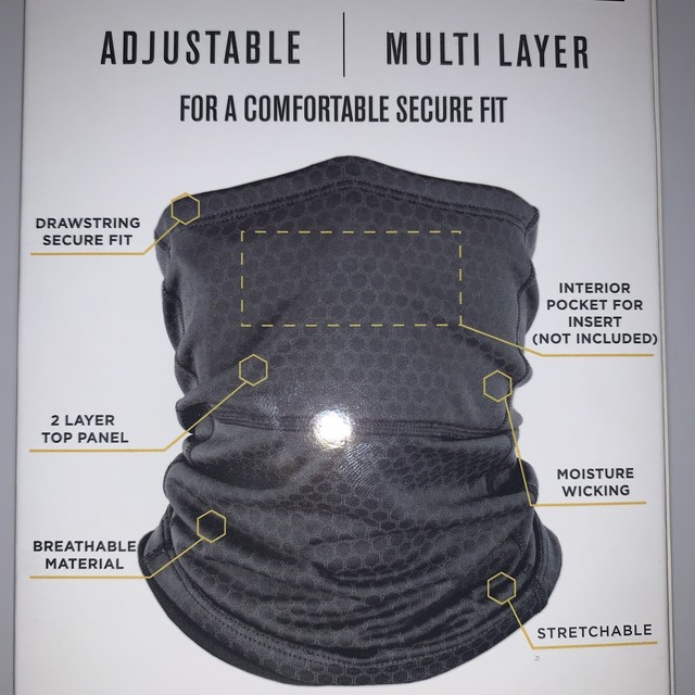 Copper Fit Guardwell Neck Gaiter - Charcoal for sale online | eBay