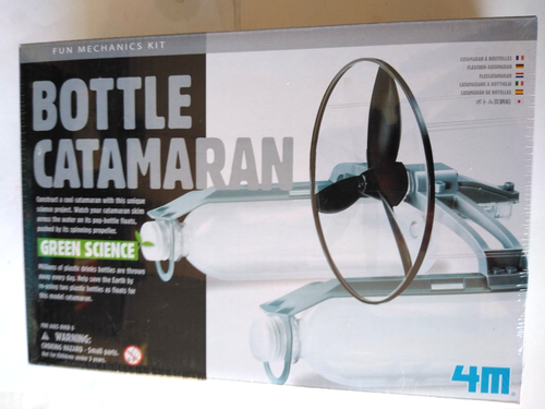 Model Boat DIY Bottle Catamaran Green Science 4M Project Learning ...