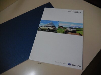 SUBARU OUTBACK Japanese Brochure 2006/05 CBA-BPE CBA-BP9 EJ25 EZ30 ...