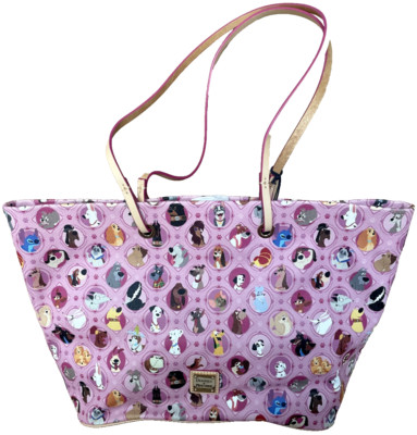 New Disney Dooney & Bourke Pink Dogs Large Tote Bag Purse - G | eBay
