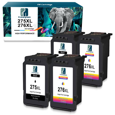 Compatible PG-275XL CL-276XL Ink for Canon PIXMA TS3520 TR4720 Printer ...