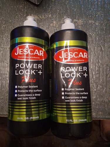 Jescar Power Lock + Plus Polymer Paint Sealant 32 fl oz - Deep Wet x 2 ...
