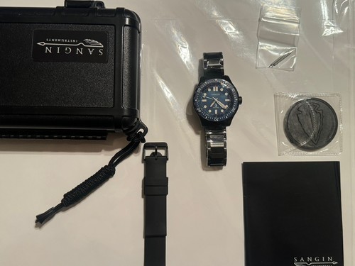 NEW Sangin Pacifico THF Watch Sangin x Tac Hunt Fish Limited Edition ...