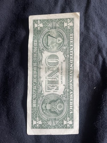 Series 2017 A US One Dollar Bill Star Note $1 Washington Federal ...