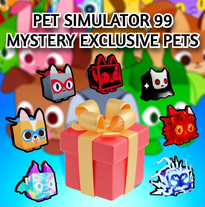 RANDOM EXCLUSIVE PETS BUNDLE - PET SIMULATOR 99 (10X - 500X) BUNDLE ...