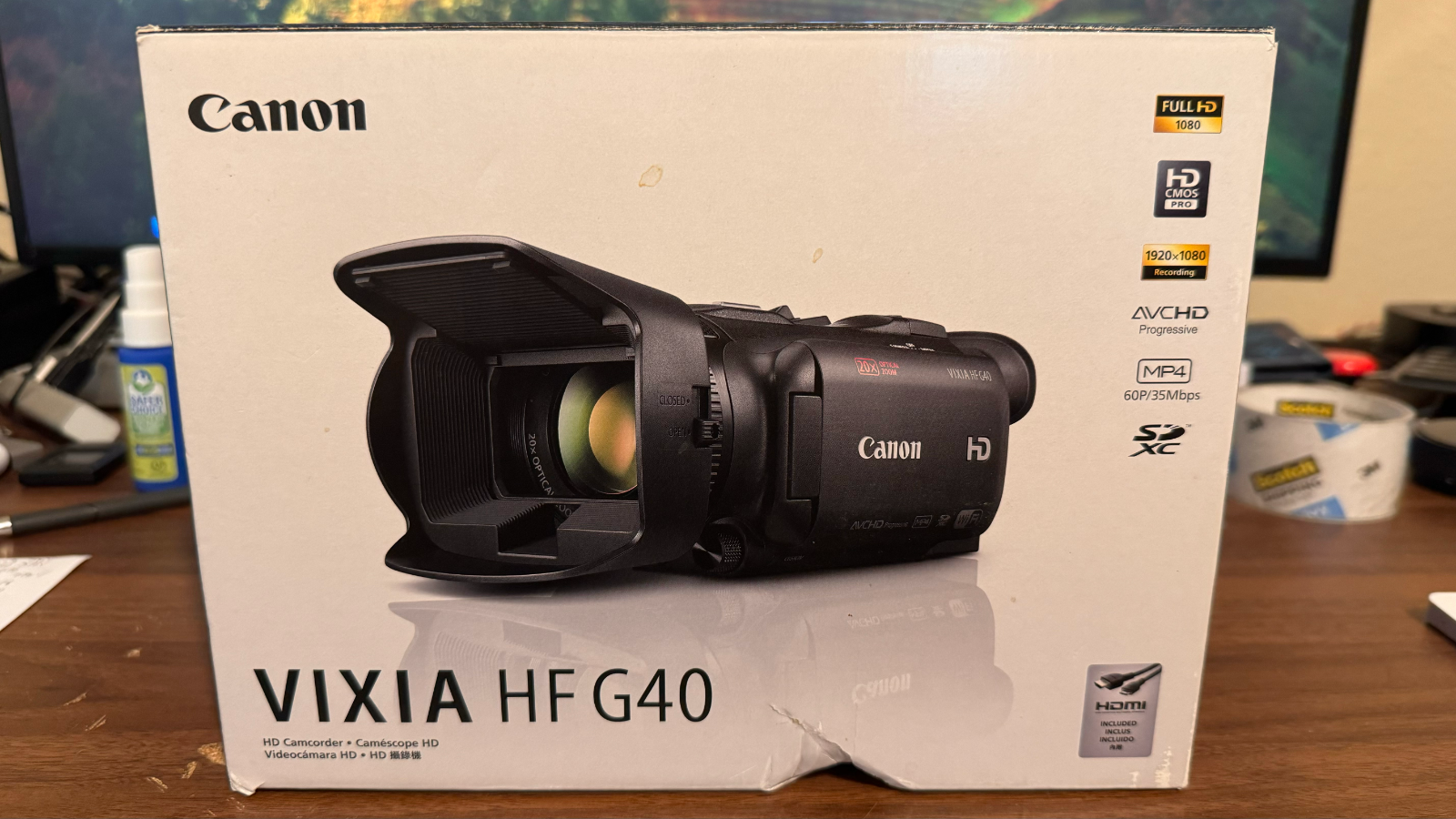 Canon VIXIA HF G40 Full HD Camcorder - Black for sale online | eBay