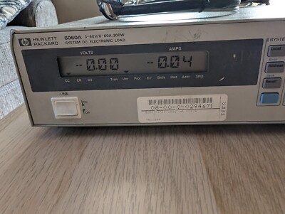HP | Agilent | Keysight 6060A DC Electronic Load, 0-60 Volt 0-60 Amp ...