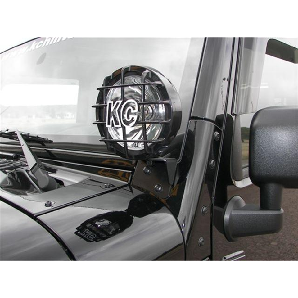 KC Hilites 6" Pro6 Gravity Led Pillar Mount 2-Lights 20W Spot Beam For ...