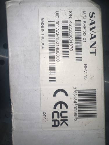 Savant SHR-S2-01 S2 Smart Host - for sale online | eBay