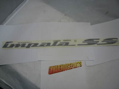 1994-1995 BLACK CHERRY "IMPALA SS" EMBLEM ON THE QUARTER PANEL NEW GM ...