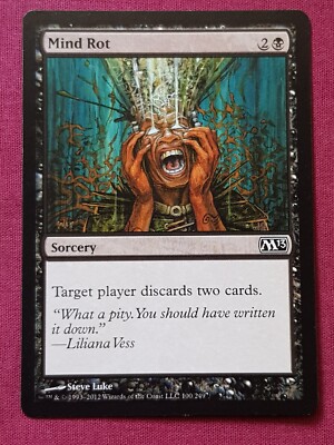 Magic The Gathering 2013 CORE SET M13 MIND ROT black card MTG | eBay ...