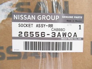 Genuine OEM Nissan 26556-3AW0A Driver LH Tail Light Socket Assy 2012 ...