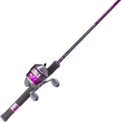 Girls Ladies Starter Rod And Reel Combo Fishing Spinning Casting | eBay