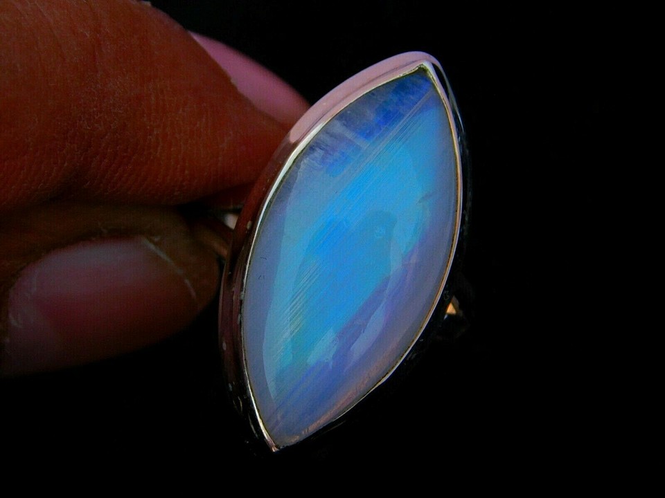 Top Quality Moonstone Ring Handmade 925 Solid Sterling Silver Jewelry ...