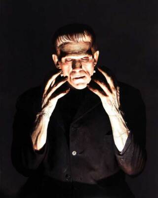 Boris Karloff In Frankenstein 8x10 RARE COLOR Photo 609 | eBay
