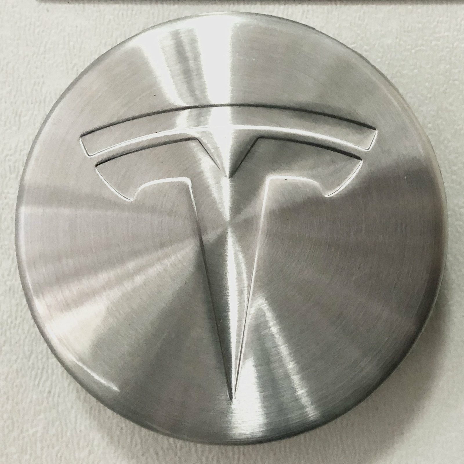 Set of 4 OEM Machined Center Caps for 2012-2019 Tesla Model S/X/3 ...