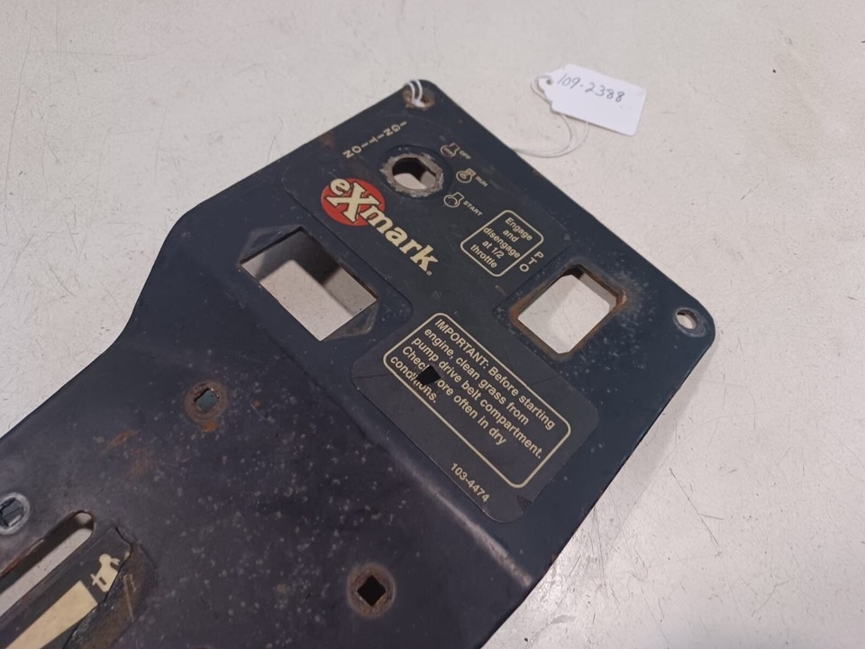TORO EXMARK CONTROL PANEL 109-2388 | eBay