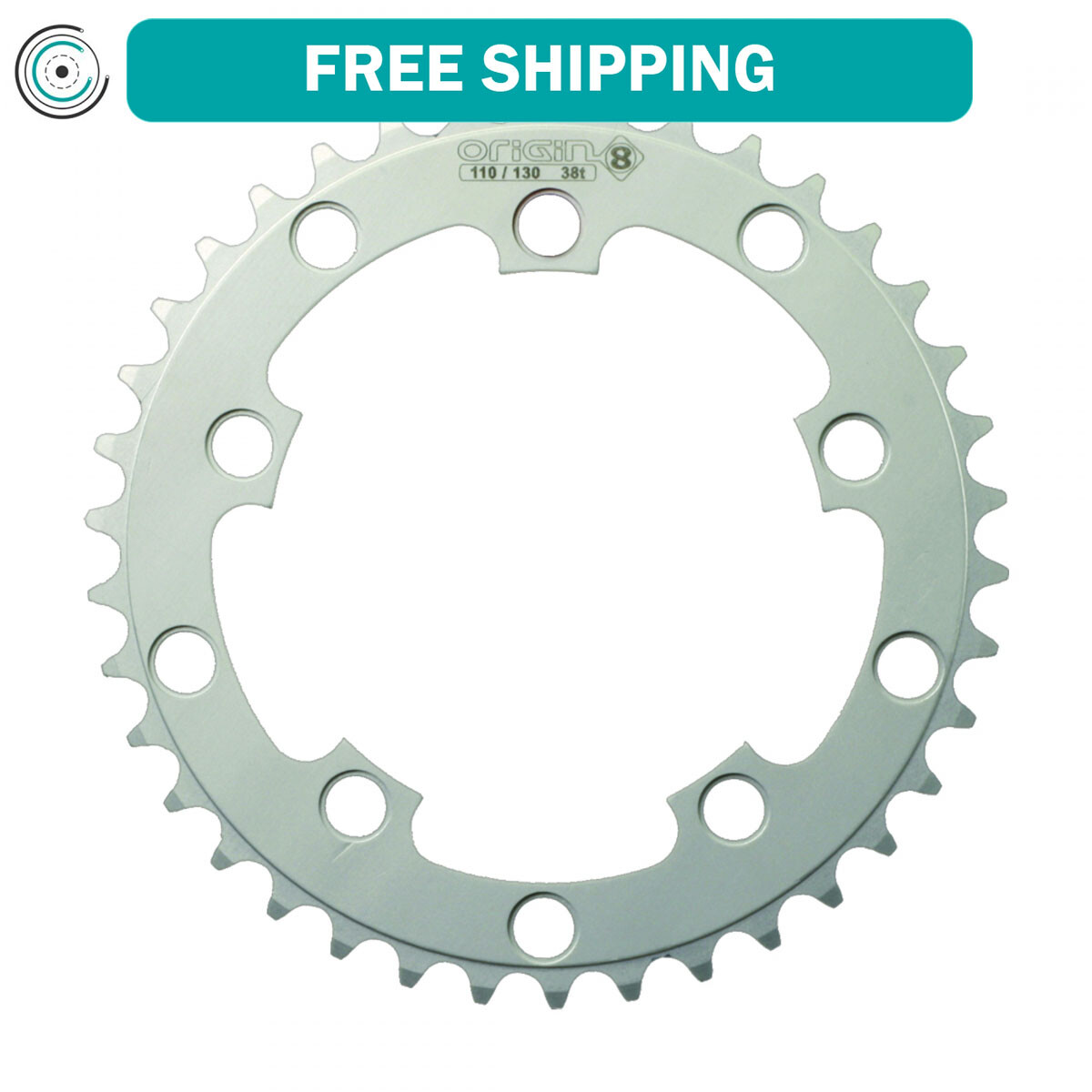 Origin8 Fixie Fixed Gear BMX SS 10h Chainring 38t 110/130 SIL 3/32 for ...