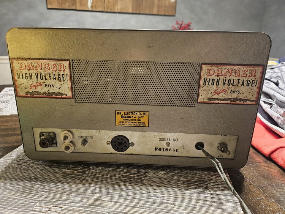 WRL Electronics World Radio Labs Globe Chief Model 90 A Ham Radio Transmitter | eBay