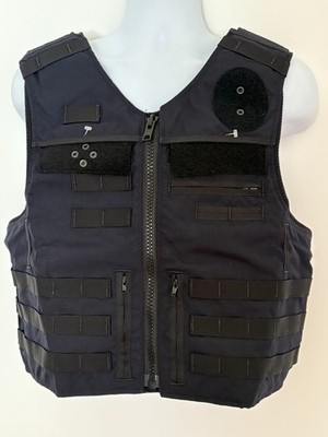 SAFARILAND Bothell Oregon City Armor Plate Carrier Front Open XL Navy ...