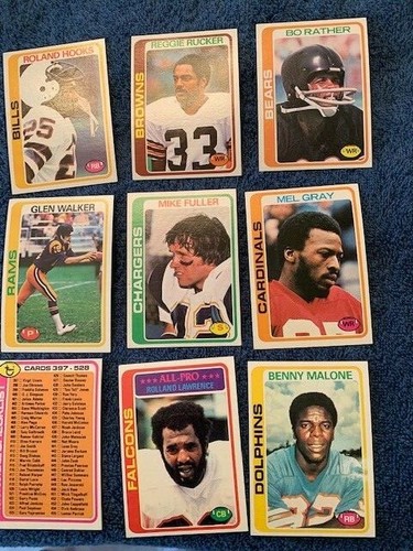 1978 Topps Football Complete Your Set Singles 10 picks $3 Stars RC's ...